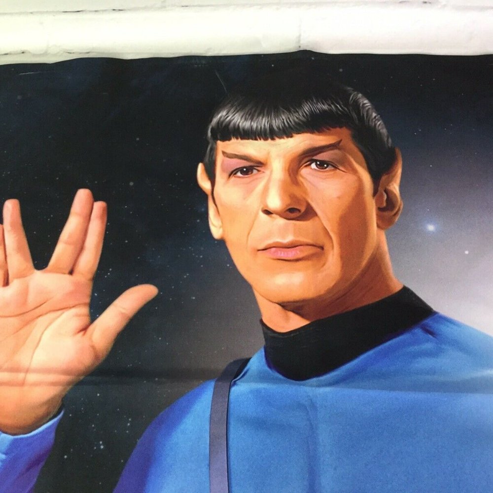 Star Trek Officer Spock Sublimated Print Scarf - Gem